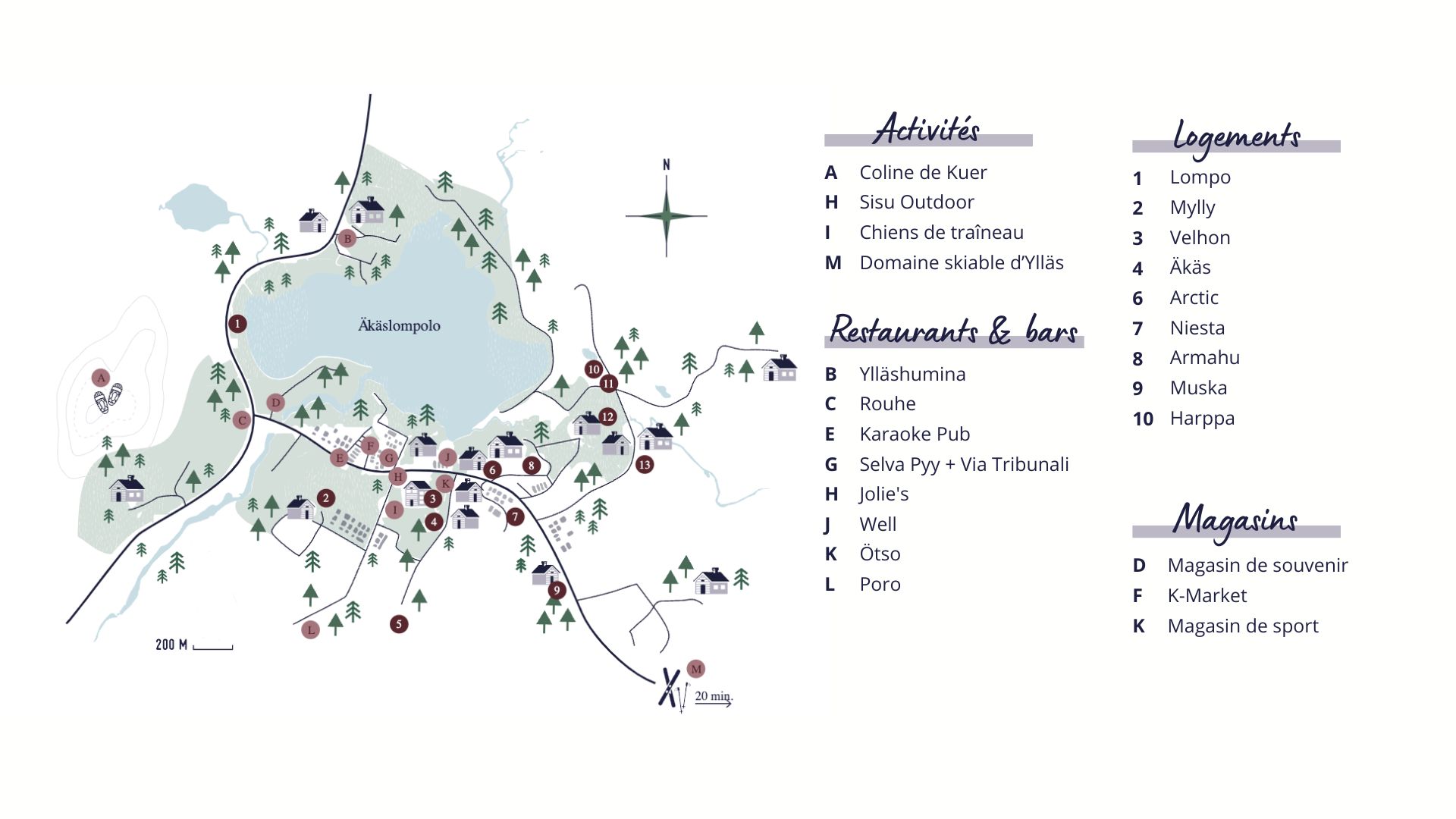 Äkäslompolo : Un village typique en Laponie - Voyages Laponie